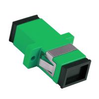 China Single Mode Simplex SC Fiber Optic Adapter Zirconia Ceramic Ferrule 0.2dB Insertion Loss for sale