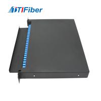 China 19 Inch Rack Mount 12 24 Port SC Fiber Patch Panel Termination Box for sale