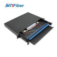 China TTIFiber OEM ODF Fiber Optic Patch Panel Distribution Terminal Box 12 Fiber LC MPO for sale