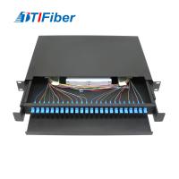 China TTIFiber OEM ODF Fiber Optic Patch Panel Distribution Terminal Box 12 Fiber LC MPO for sale