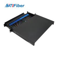 China TTIFiber OEM ODF Fiber Optic Patch Panel Distribution Terminal Box 12 Fiber LC MPO for sale