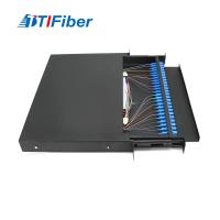 China TTIFiber OEM ODF Fiber Optic Patch Panel Distribution Terminal Box 12 Fiber LC MPO for sale