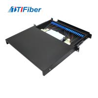 China TTIFiber OEM ODF Fiber Optic Patch Panel Distribution Terminal Box 12 Fiber LC MPO for sale