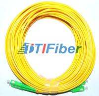 China 10M FTTH Fiber Patch Cord SC APC Singlemode Duplex 3.0mm Low Loss for sale