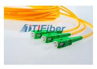 China 10M FTTH Fiber Patch Cord SC APC Singlemode Duplex 3.0mm Low Loss for sale
