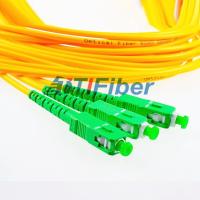 China 10M FTTH Fiber Patch Cord SC APC Singlemode Duplex 3.0mm Low Loss for sale