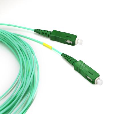 China FTTH SM Simplex SC APC Optical Fiber Patch Cord 9/125 1.6mm LSZH for sale