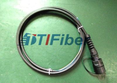 China ODVA LC Duplex IP67 Fiber Optic Patch Cable 2 Fiber Singlemode 7.5mm Armored for sale
