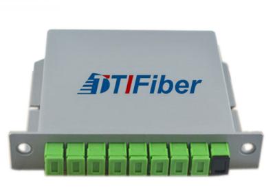 China 1x8 1x16 PLC Fiber Optic Splitter Box with FC/SC/LC/ST Connectors, -40°C to 85°C Operating Range for sale