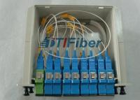 China 1x8 1x16 PLC Fiber Optic Splitter Box with FC/SC/LC/ST Connectors, -40°C to 85°C Operating Range for sale