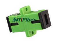 China Simplex Singlemode SC/APC Fiber Optic Adapter with <0.2dB Insertion Loss and >1000 Cycle Durability for sale