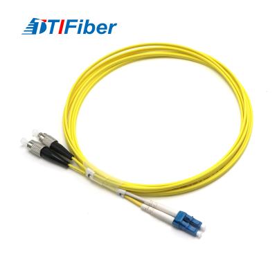 China TTIFiber FC-LC Yellow Fiber Optic Patch Cord Singlemode Duplex for sale