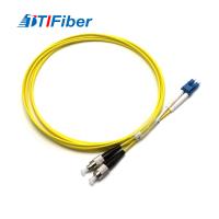 China TTIFiber FC-LC Yellow Fiber Optic Patch Cord Singlemode Duplex for sale