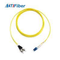 China TTIFiber FC-LC Yellow Fiber Optic Patch Cord Singlemode Duplex for sale