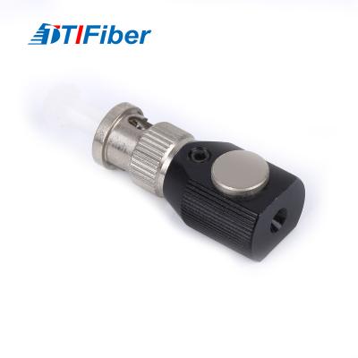 China Zirconia Ceramic Fiber Optic Adapter SC LC FC ST FTTH Single Mode 0.2dB Insertion Loss for sale
