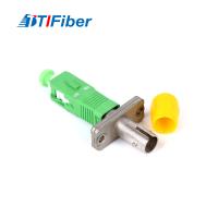 China Zirconia Ceramic Fiber Optic Adapter SC LC FC ST FTTH Single Mode 0.2dB Insertion Loss for sale
