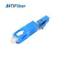 China Zirconia Ceramic Fiber Optic Adapter SC LC FC ST FTTH Single Mode 0.2dB Insertion Loss for sale