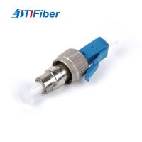 China Zirconia Ceramic Fiber Optic Adapter SC LC FC ST FTTH Single Mode 0.2dB Insertion Loss for sale