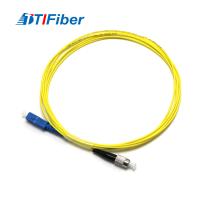 China Single Mode Simplex 2.0mm 3.0mm FC-SC Fiber Optic Patch Cord for FTTH for sale