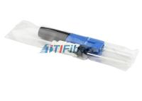 China Blue FTTH SC/UPC Quick Splice Fiber Optic Connector - 2.5mm Ferrule, ≤0.3dB Insertion Loss for sale