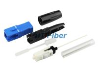 China Blue FTTH SC/UPC Quick Splice Fiber Optic Connector - 2.5mm Ferrule, ≤0.3dB Insertion Loss for sale