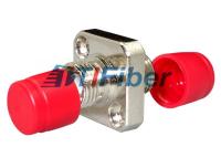 China FC UPC Fiber Optic Adapter Copper CATV Single Mode Multimode Ceramic Sleeve 0.2dB Insertion Loss for sale