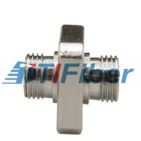 China FC UPC Fiber Optic Adapter Copper CATV Single Mode Multimode Ceramic Sleeve 0.2dB Insertion Loss for sale