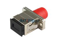 China FC-SC Hybrid Singlemode Fiber Optic Adapter with 0.2dB Insertion Loss and -40°C to +85°C Temperature Range for sale