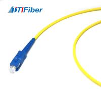 China FTTX LC UPC to SC UPC Singlemode Simplex Fiber Optic Patch Cord 3.0mm for sale