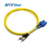 China TTIFiber FC-SC SM DX Fiber Optic Patch Cord 1m 2m 4m 5m Singlemode Duplex for sale