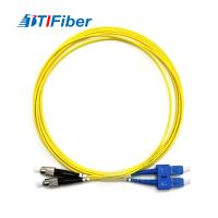 China TTIFiber FC-SC SM DX Fiber Optic Patch Cord 1m 2m 4m 5m Singlemode Duplex for sale