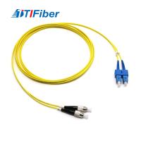 China TTIFiber FC-SC SM DX Fiber Optic Patch Cord 1m 2m 4m 5m Singlemode Duplex for sale