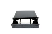 China Rack Mount Fiber Optic Patch Panel 12 to 144 Core SC LC Duplex for sale