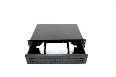 China Rack Mount Fiber Optic Patch Panel 12 to 144 Core SC LC Duplex for sale