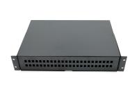 China Rack Mount Fiber Optic Patch Panel 12 to 144 Core SC LC Duplex for sale