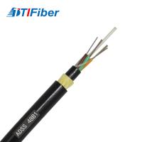 China Double Jacket ADSS Fiber Optic Cable 2 - 288 Core All Dielectric Self Supporting for sale