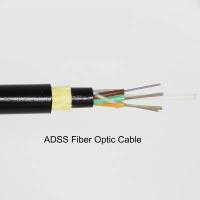 China ADSS Single / Double Sheath Fiber Optic Cable Support OEM ODM for sale