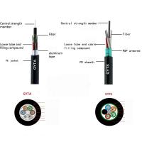 China GYTS Multi Loose Tube 24 36 48 Core Fiber Optic Cable Duct Aerial Armoured 12.9mm 160kg/km for sale