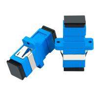 China SC DX APC UPC SM MM OM Duplex Fiber Optic Adapter Ceramic Sleeve 0.2dB Loss for sale