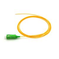 China LC SC ST FC PC UPC APC Simplex Singlemode SM 0.9mm Fiber Optic Pigtail Patch Cord for sale