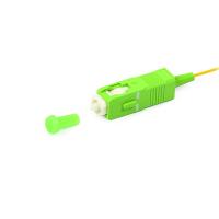 China LC SC ST FC PC UPC APC Simplex Singlemode SM 0.9mm Fiber Optic Pigtail Patch Cord for sale