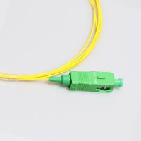 China LC SC ST FC PC UPC APC Simplex Singlemode SM 0.9mm Fiber Optic Pigtail Patch Cord for sale