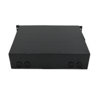 China FTTH 12-144 Port Fiber Optic Patch Panel 19 Inch Rack Mounted with MPO/MTP Cassettes for sale