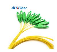 China 0.9mm ST FC PC Pigtail Fiber Optic Simplex Duplex 6core 12core for sale