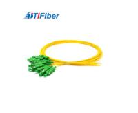 China FTTH Industrial Mechanical Single Mode Simplex ST FC PC LC SC Pigtail for sale