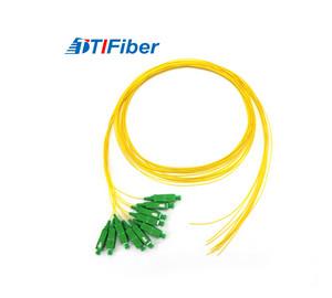 China FTTH ST FC PC UPC APC Optical Pigtail Single Mode Simplex 0.9mm for sale