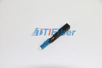 China LC UPC APC Single Mode Fiber Connector with 250μm Coating, ≤0.3dB Insertion Loss, and -40℃ to +75℃ Operating Range for sale