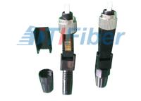 China SC APC Fast Field Assembly Fiber Optic Connector with 250μm Coating Diameter for sale
