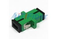 China Simplex SC Singlemode Optical Fiber Adapter Low Insertion Loss 0.2dB for Telecom Networks for sale