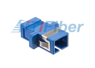 China Simplex SC Singlemode Optical Fiber Adapter Low Insertion Loss 0.2dB for Telecom Networks for sale